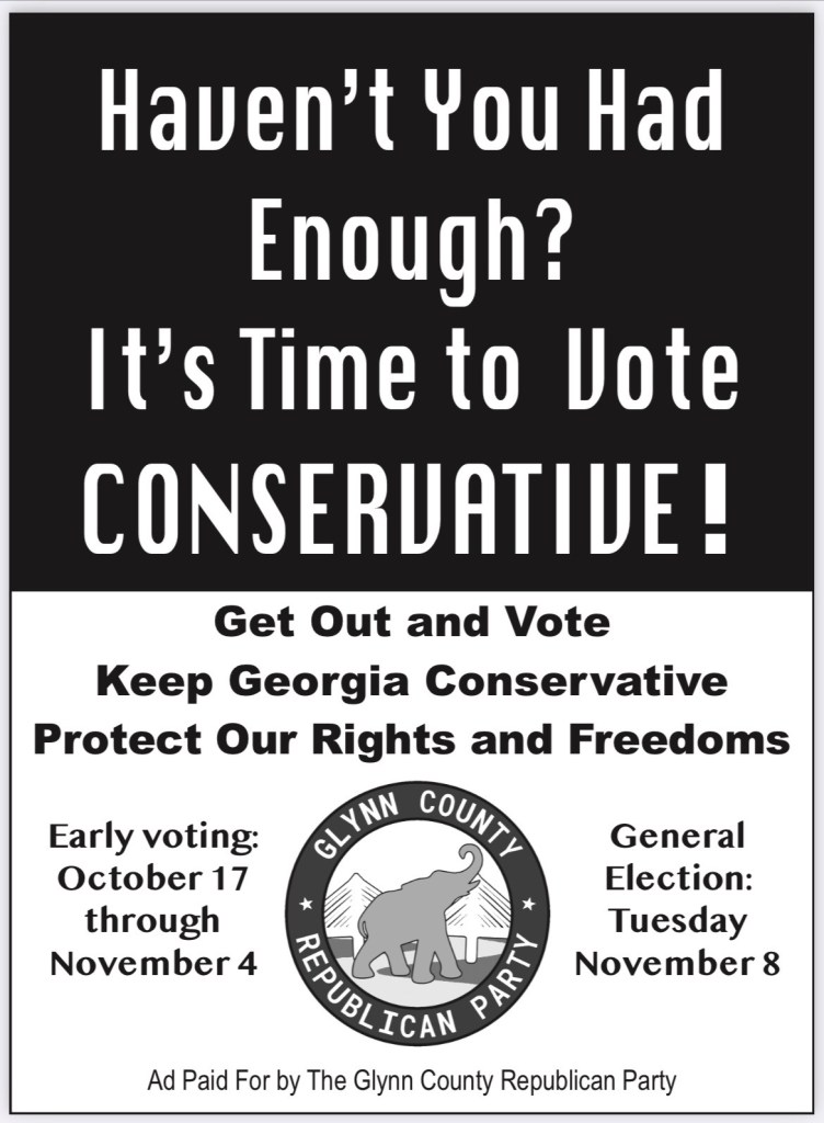 Haven’t you had enough? Vote CONSERVATIVE! -Key Election Dates- – Glynn ...